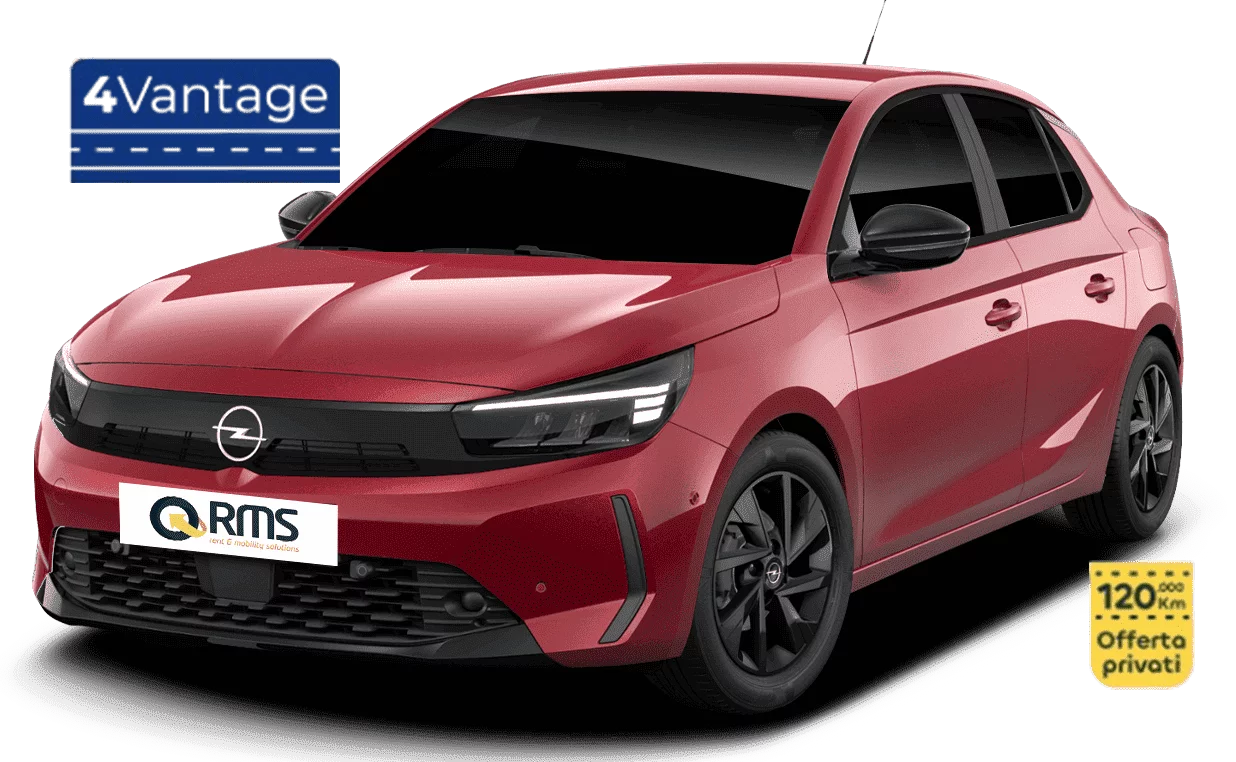 Noleggio lungo termine Opel Corsa Privati: offerta di RMS